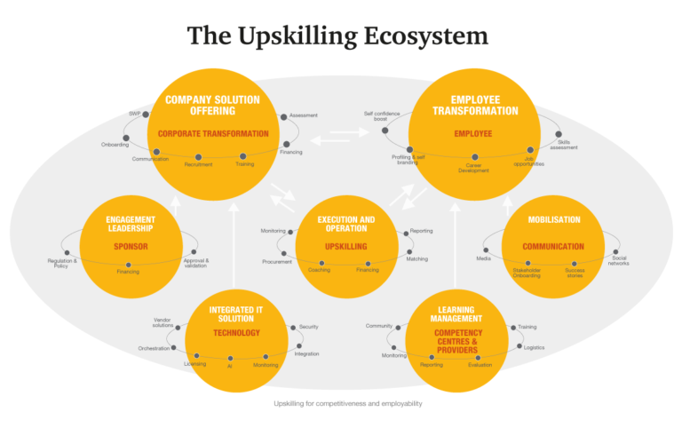 The Upskilling Ecosystem and How to successfully upskill in six steps